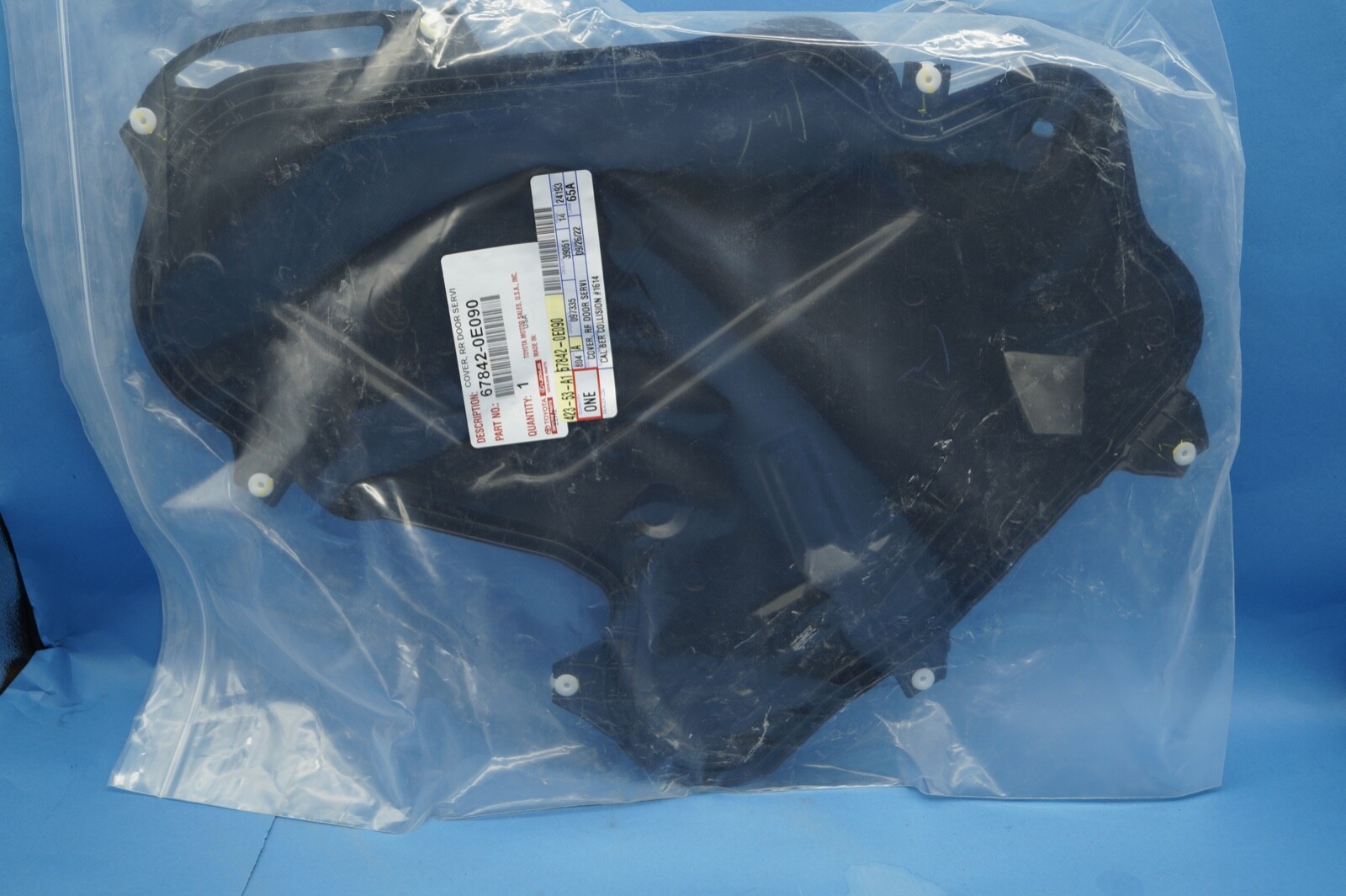 2020 - 2022 TOYOTA HIGHLANDER REAR LEFT DOOR COVER SERVICE 67842-0E090 ...