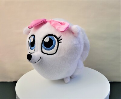 Secret Life of Pets Gidget 6" White Pomeranian Dog Plush Toy Stuffed ...
