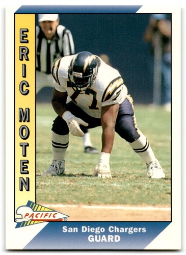 1991 Pacific Eric Moten San Diego Chargers #643 | eBay