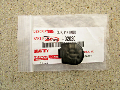 20 - 22 TOYOTA COROLLA FRONT BUMPER SIDE RETAINER COVER CLIP QTY 1 OEM ...