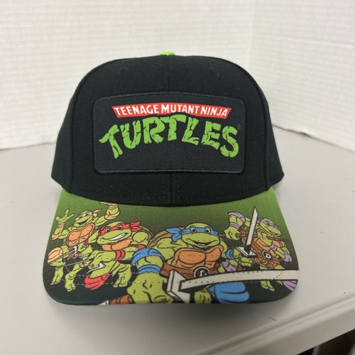 New TEENAGE MUTANT NINJA TURTLES HAT tmnt snapback partial-curved brim ...