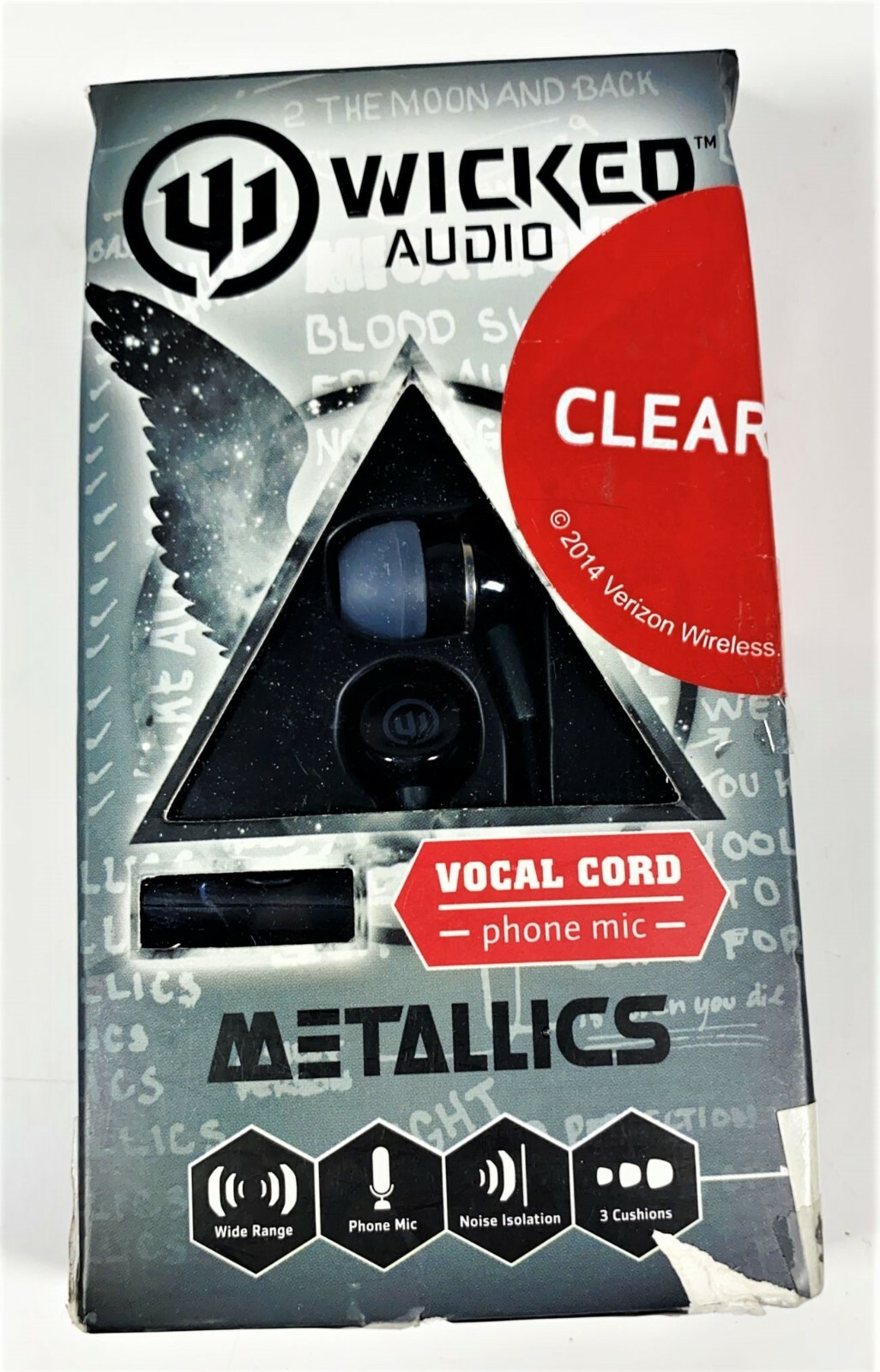 Wicked Audio WI-1950 Metallics Earbuds BLACK /GENUINE | eBay