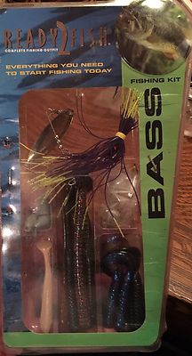 Ready 2 Fish HTF Bass Fishing Kit- Unopened! NIP Complete Fishing ...