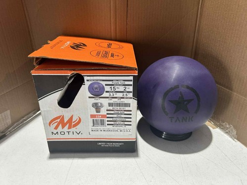 NEW 15LB Motiv Purple Tank Bowling Ball 6161 | eBay