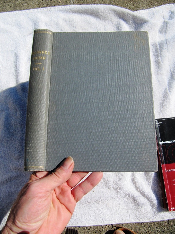 British Institute of RECORDED SOUND Journal Compl. 1961-62 No 1-8 BIRS bound | eBay