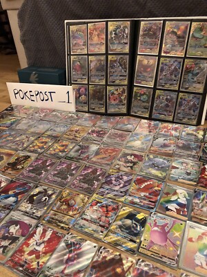 Awesome Pokemon Cards Bundle X 25 All Holo - V EX GX VMAX Half Art Full ...