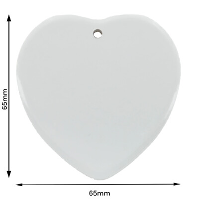 Ceramic Heart Sublimation Blanks For Heat Press Printing UK SUPPLIER ...