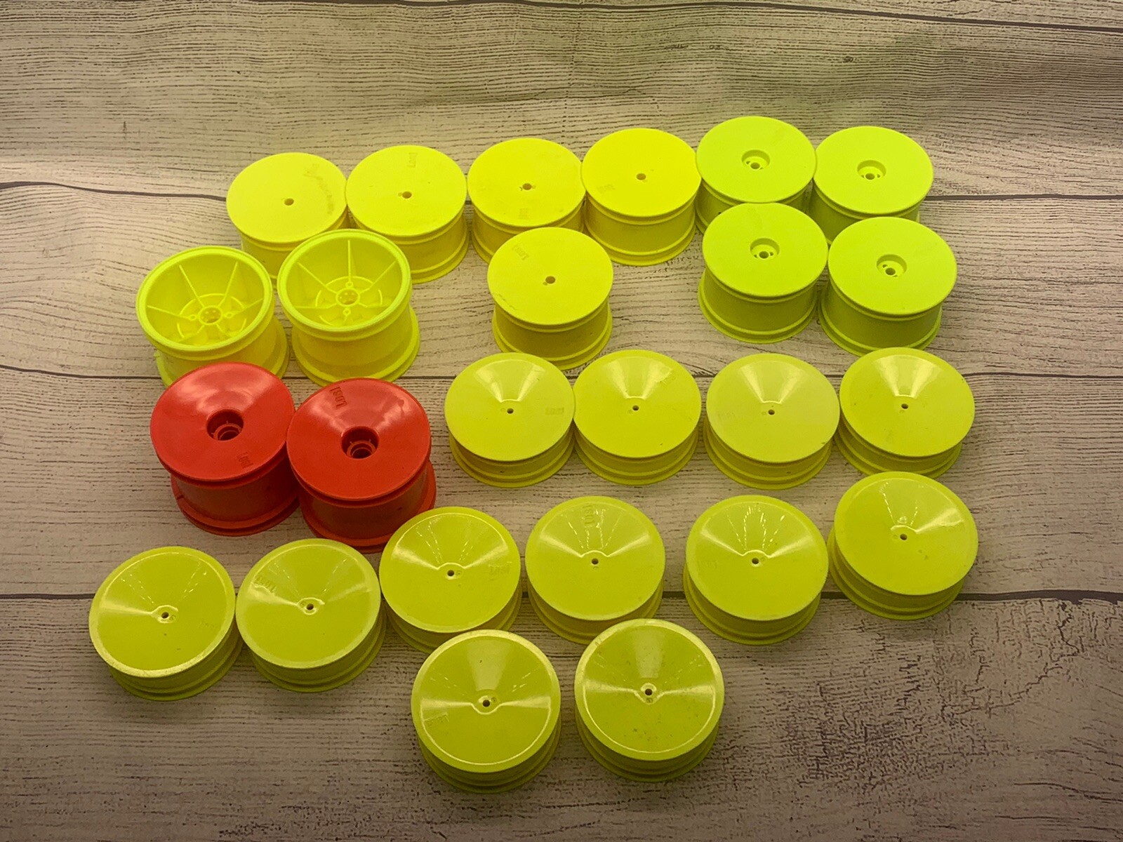 Lot Of Yellow Team Losi XXX XX4 XXX4 XXXT Wheel Rim Matt Francis Brian Kinwald | eBay