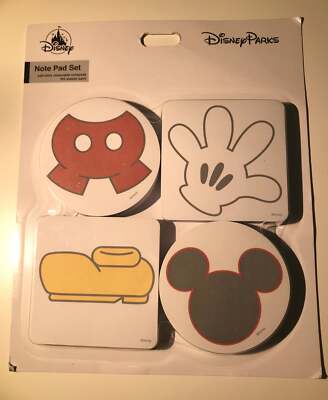 Disney Mickey Mouse Parts 4 Pack Note Pad Set | eBay