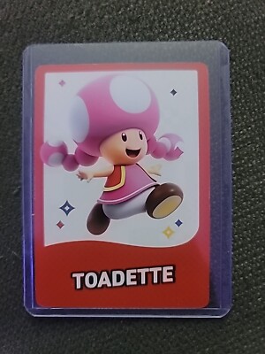 Super Mario Bros. Wonder Trading Cards TOADETTE Nintendo Promo ...