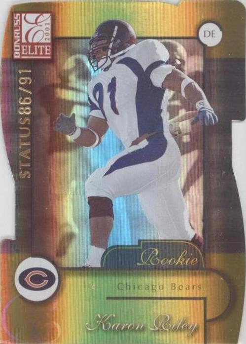 2001 Donruss Elite - Rookie Karon Riley #169 Status Die-Cut /91 (RC ...