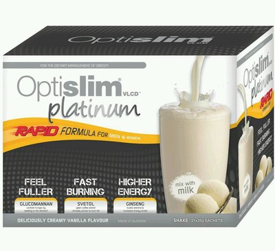 Optislim VLCD Platinum Shake 21x25g - OzHealthExperts | eBay Australia