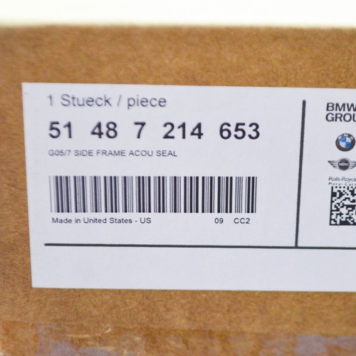 NEW BMW X5 G05 REAR LEFT SIDE PANEL SEALING 51487214653 7214653 ...