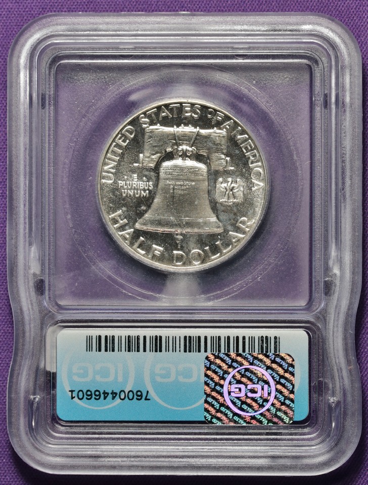 1950 Ben Franklin Half. In ICG Holder. PR64+. J368 | eBay