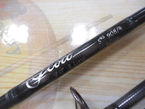 Scott S4S 908-4 #8 Line 9' 0" Tube 4oz 4pcs Black Used Fly Fishing Rod ...