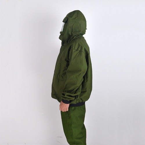 Protective Mask Jacket Pants Sand Blasting Suit Hats w/ Air Hose ...