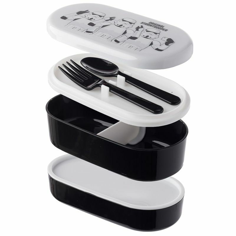 ORIGINAL STORMTROOPER Stacked Lunch Box With Fork & Spoon - School Work ...
