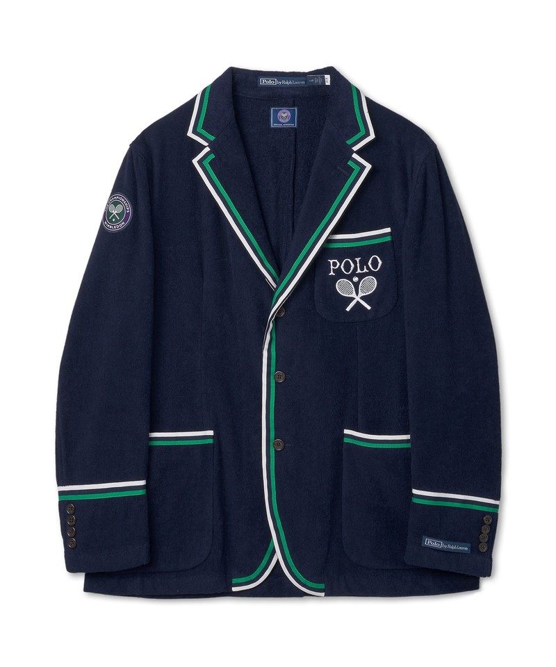 Genuine Polo Ralph Lauren Wimbledon Terry Cricket Blazer - Navy | eBay