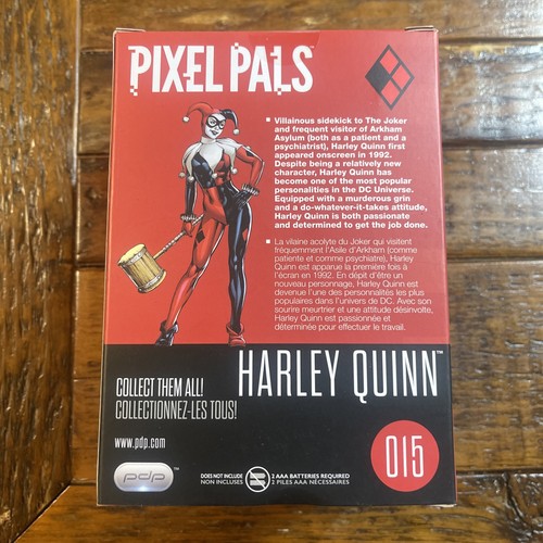 PIXEL PALS Harley Quinn 8 Bit Limited Edition Gamestop Exclusive Light ...