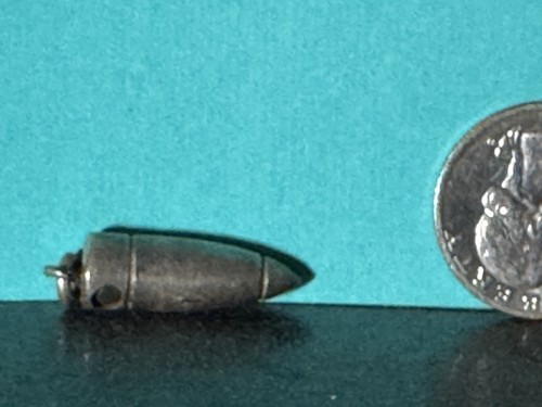 Vintage Stanhope Miniature Silver Cannon Toy Whistle Souvenir Isle of ...