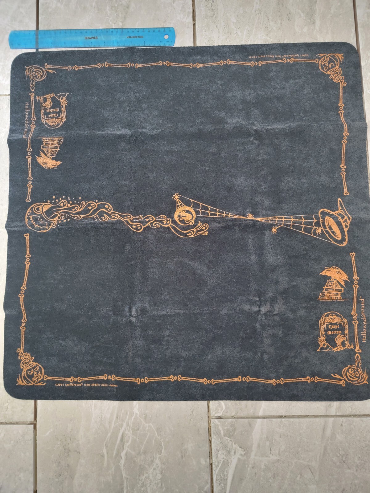 Halloween Hallowedground Spellground Black Mat Orange Ink 2014 2player ...