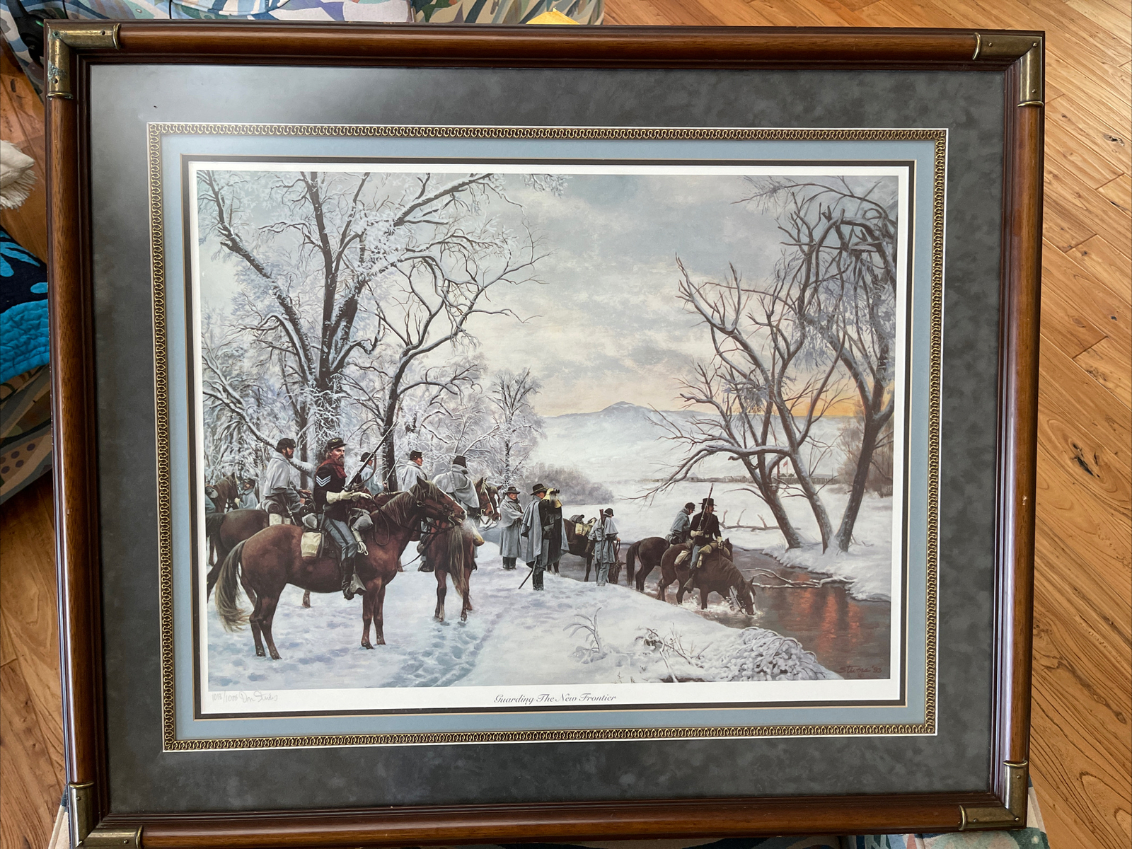 Don Stivers - Guarding The New Frontier - Hand Signed 1018/1028 Civil ...