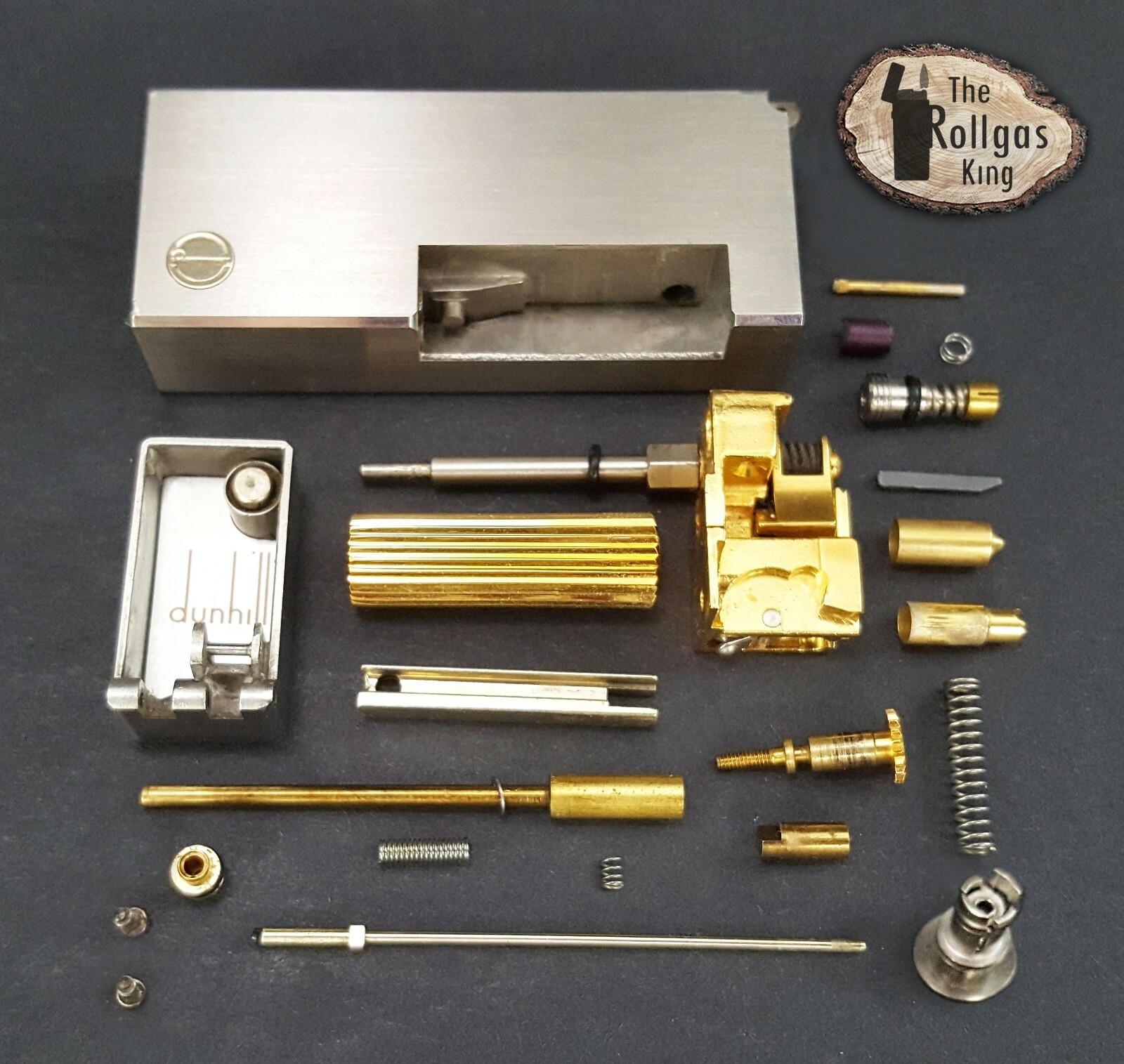 Dunhill Rollagas Lighter Service, Visual Restoration & Ultrasonic Clean ...