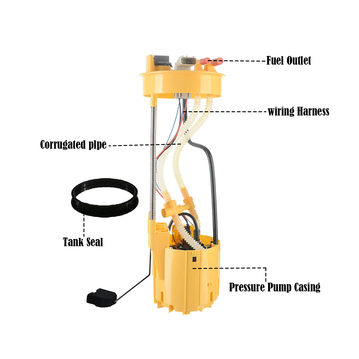 Fuel Pump Module Assembly for Dodge Ram 2500 Ram 3500 L6 5.9L 98-04 ...
