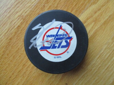 2012 US HOFer KEITH TKACHUK signed WINNIPEG JETS Puck COA 538 Goals | eBay
