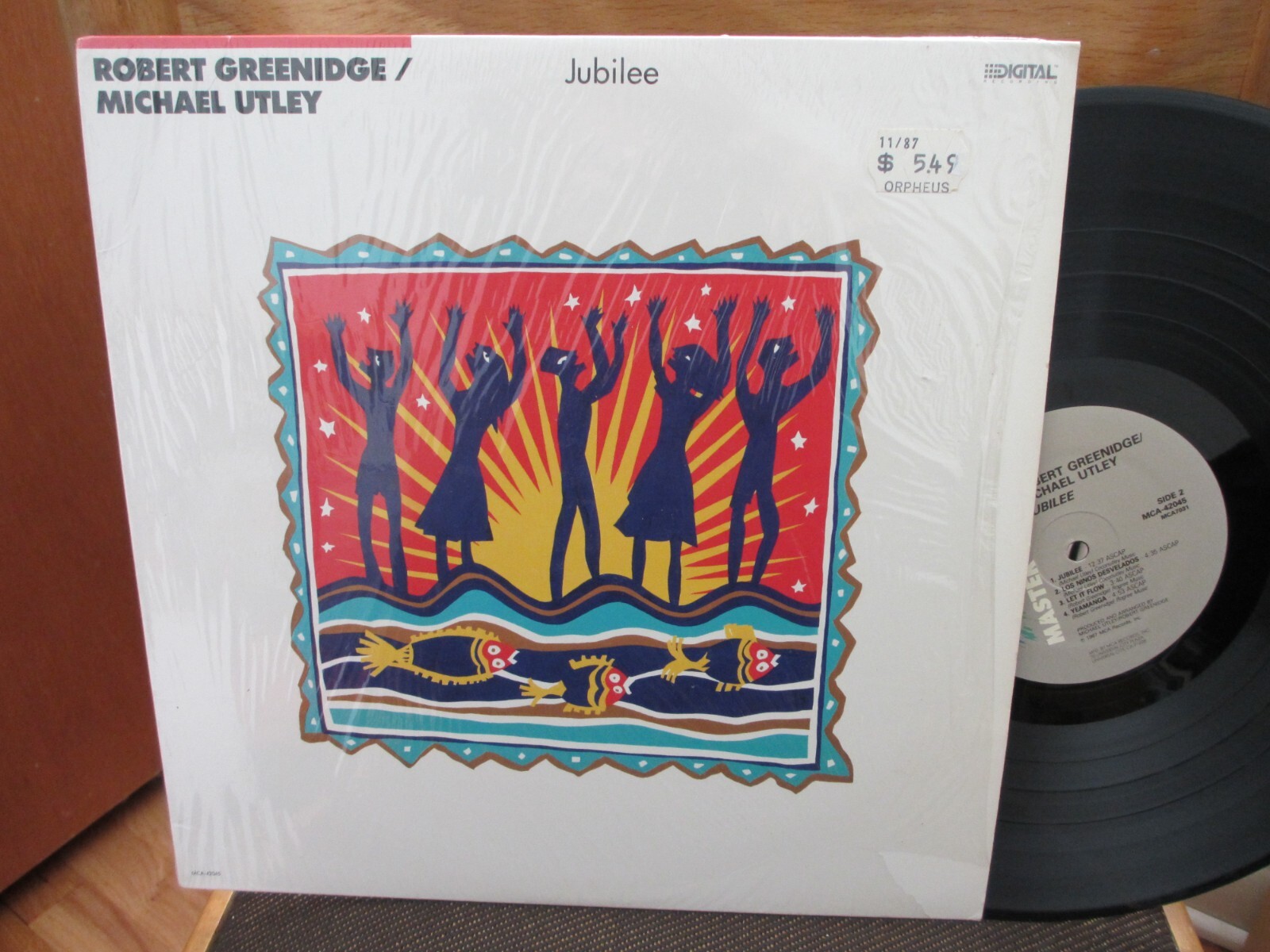 ROBERT GREENIDGE MICHAEL UTLEY - JUBILEE MCA DIGITAL LP SHRINK PROMO | eBay