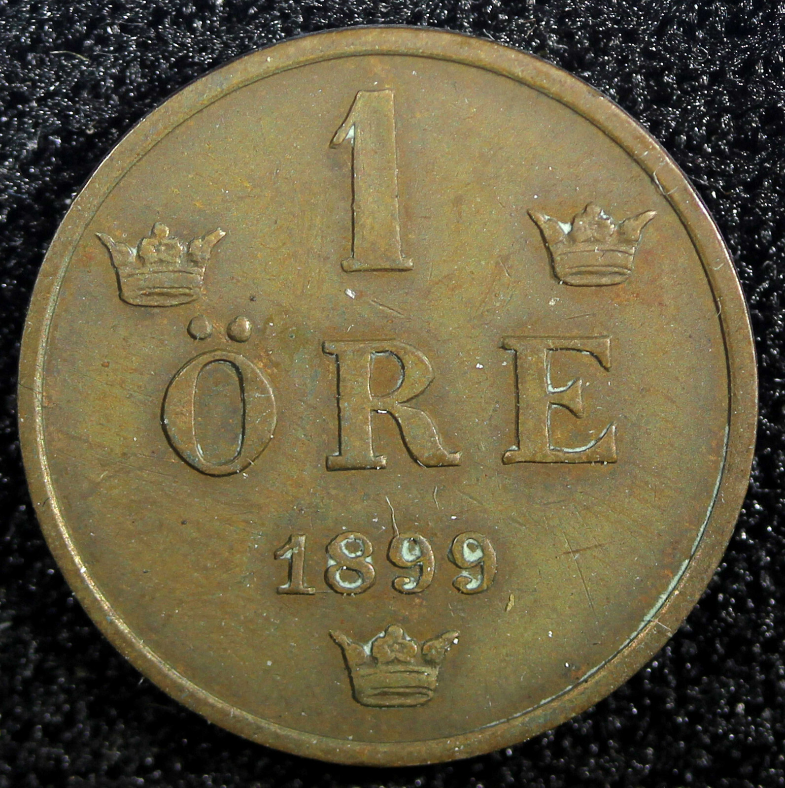 Sweden Oscar II Bronze 1899 1 Öre Large letters KM# 750 (23 154) | eBay