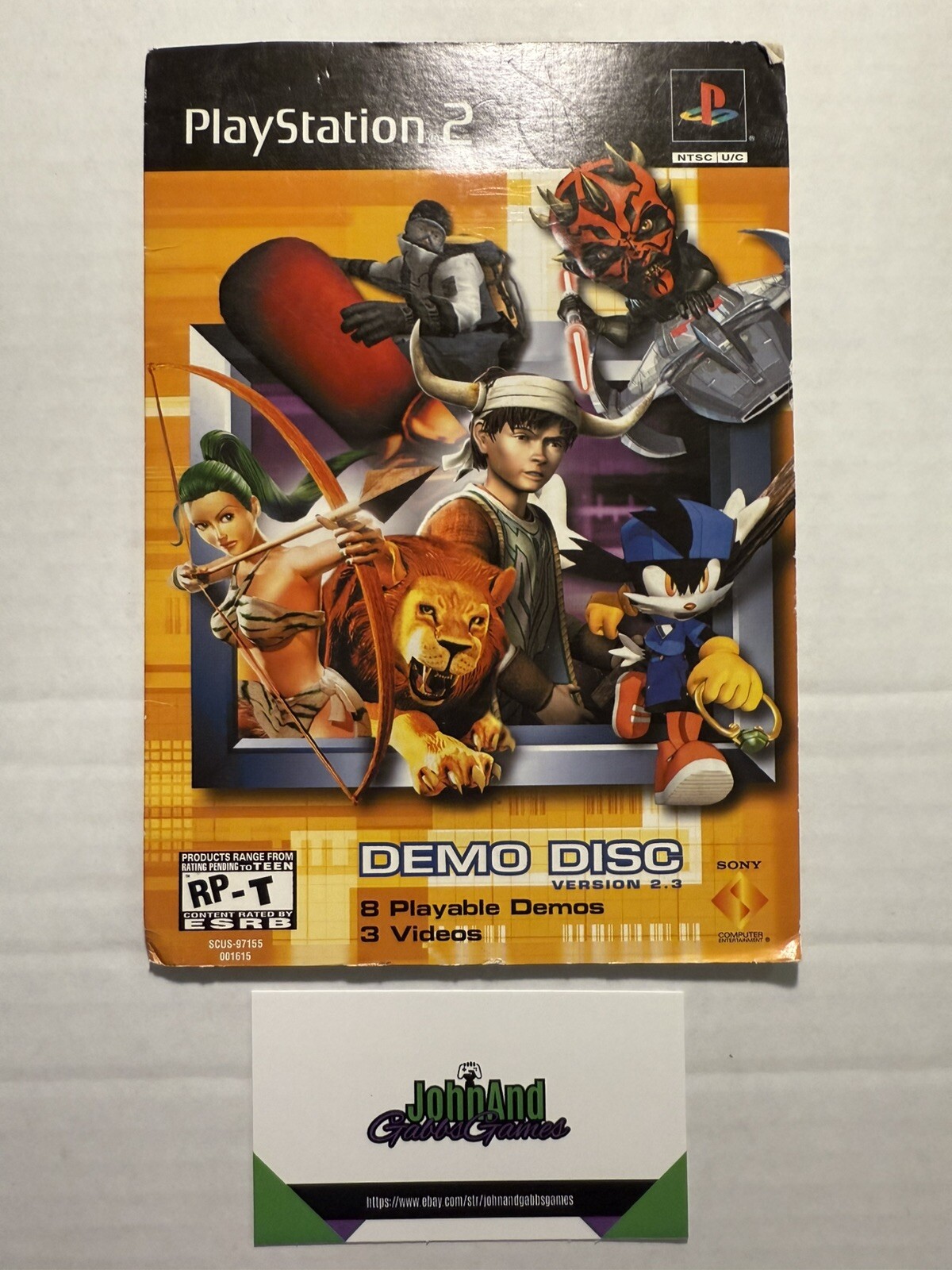 PlayStation 2 Demo Disc 2.3 (2001) - Cardboard Sleeve, Acceptable ...