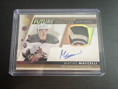 2022-23 SP AUTHENTIC FUTURE WATCH AUTO PATCH MATIAS MACCELLI 077/100 | eBay