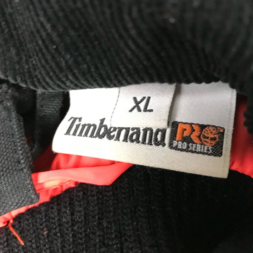 Timberland Pro Series Coat Mens XL Black Denim Work Jacket Removable ...