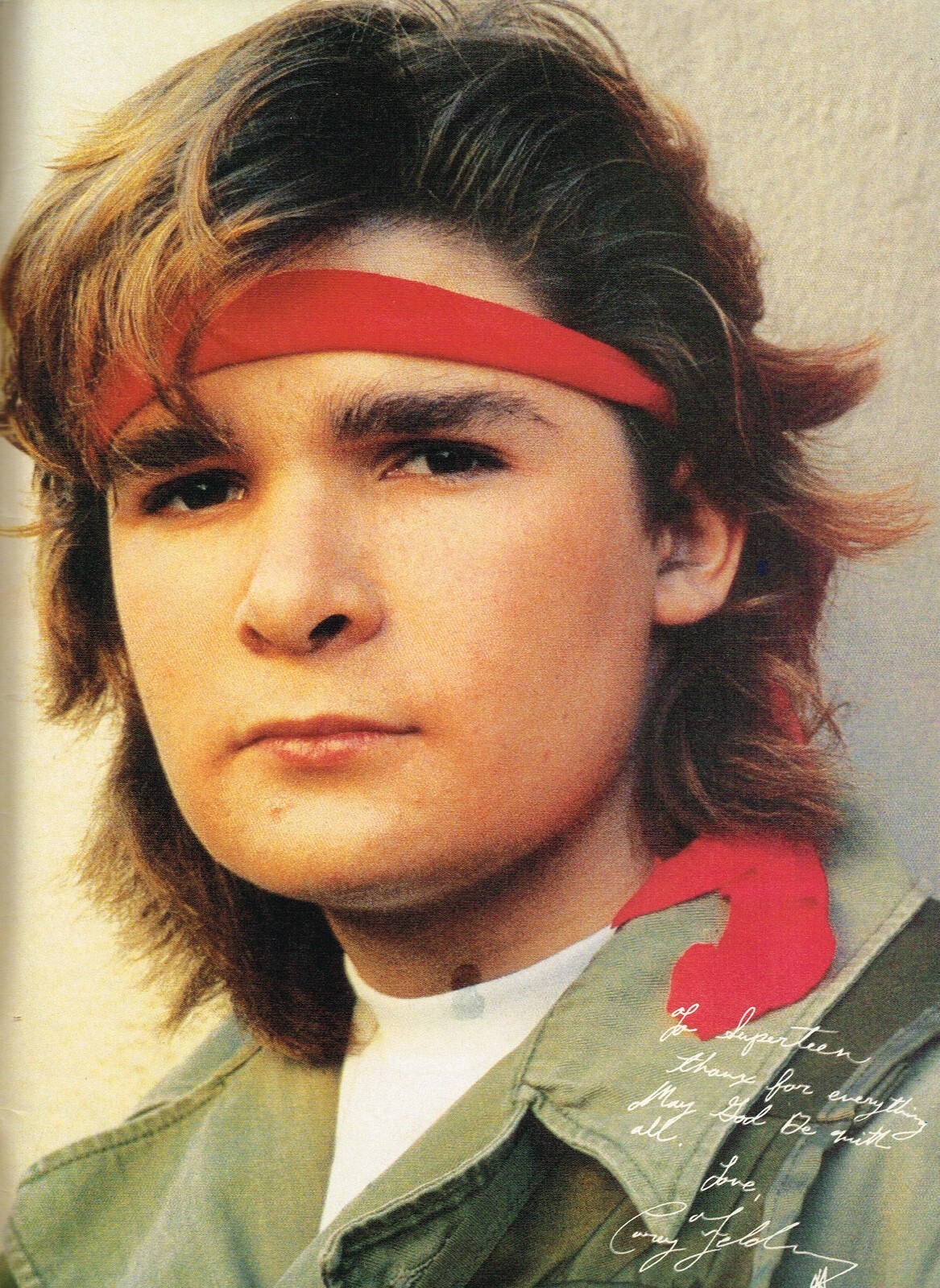 Corey Feldman - Andre Gower - 11" x 8" Teen Magazine Pinup Mini Poster ...