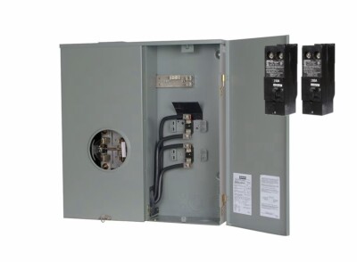 Siemens MM0404B1400RLM, 400A Meter Socket Circuit Breaker Box w/Two ...
