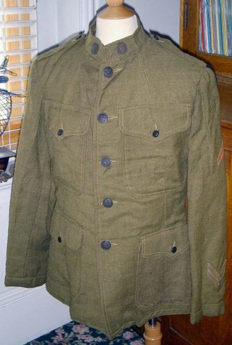 WWI US Air Service 657th Aero Squadron Enlisted Man Tunic with Squadron ...