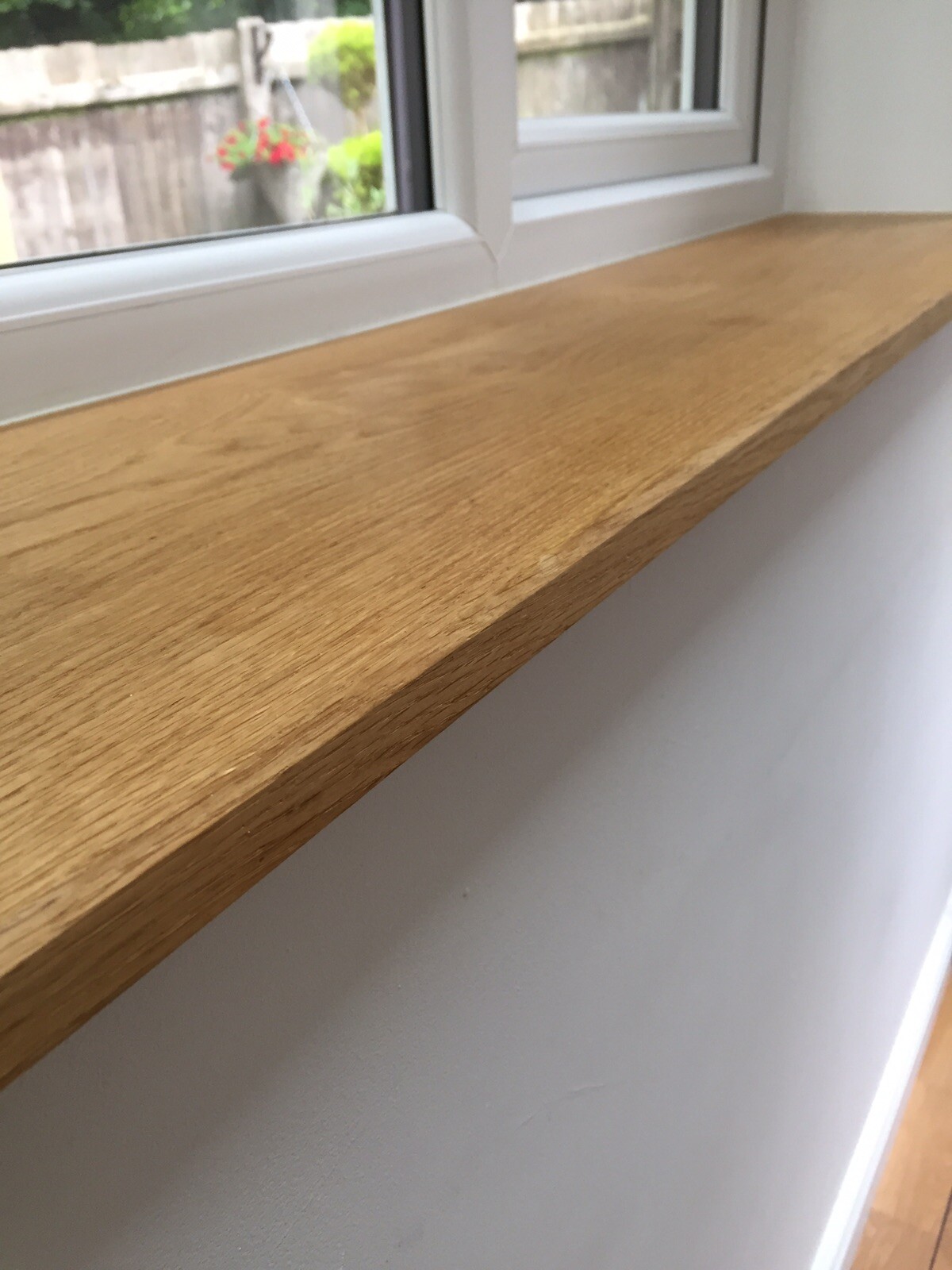 Solid Oak 22mm Window Sills Chamfered Top Edge Detail PLEASE CALL ...
