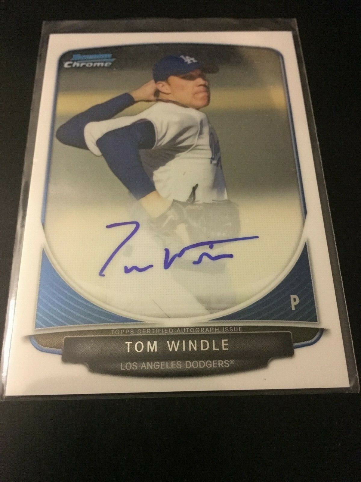 2013 Bowman Chrome TOM WINDLE Autograph auto | eBay