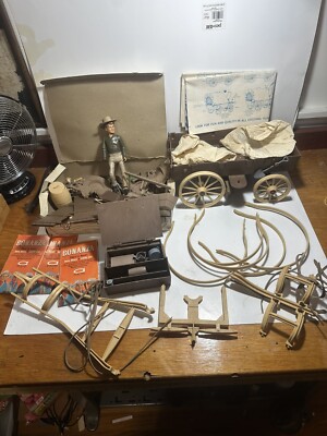 American Character 1966 BONANZA LOT Action Figure w Accessories/horses ...