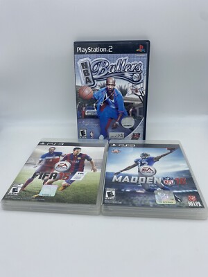 Sports game lot: NBA Ballers PS2, Madden 16 and Fifa 15 PS3 31719268672 ...