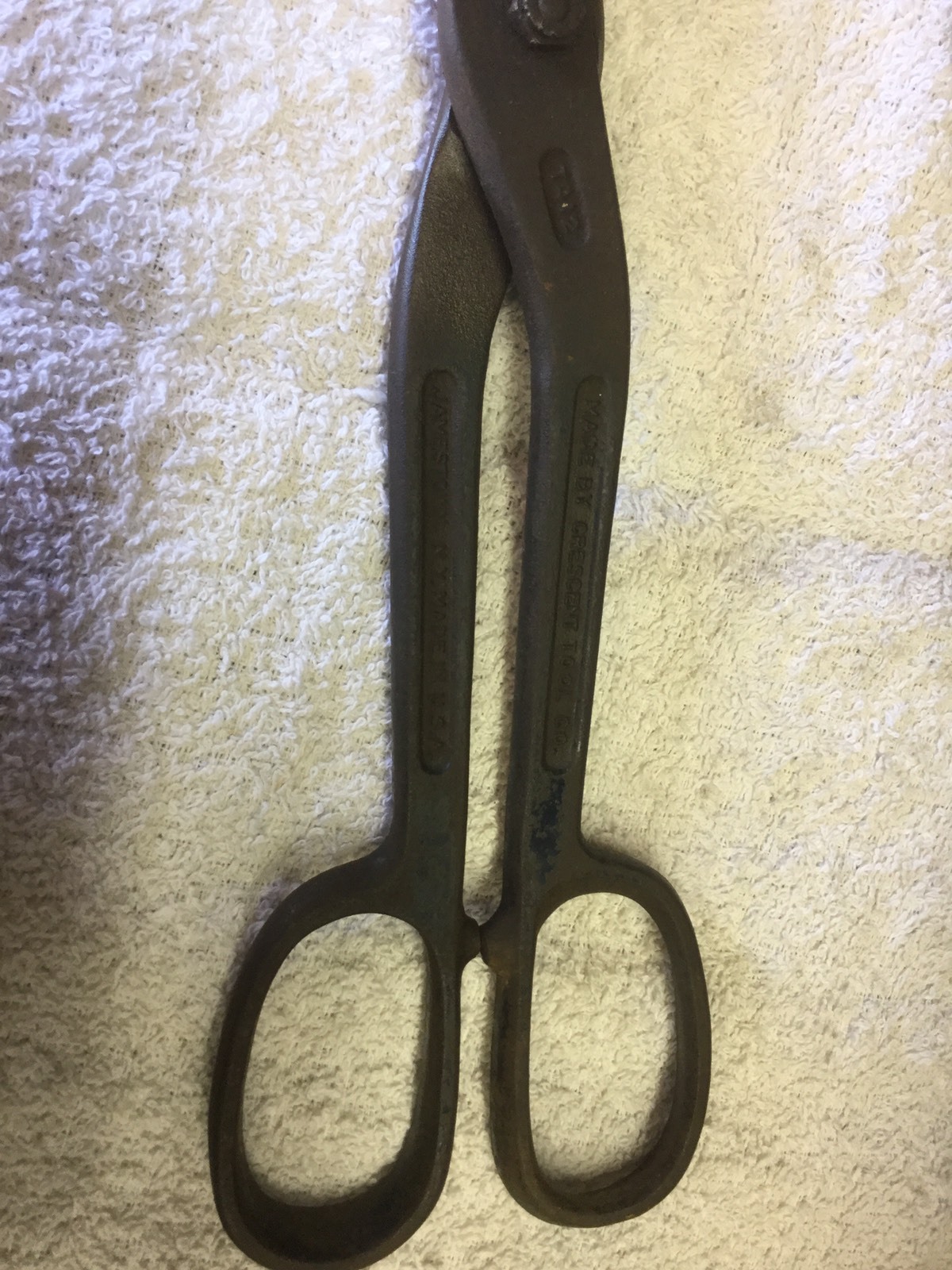 Vintage Crescent Tool Company Tin Snips No T412 | eBay