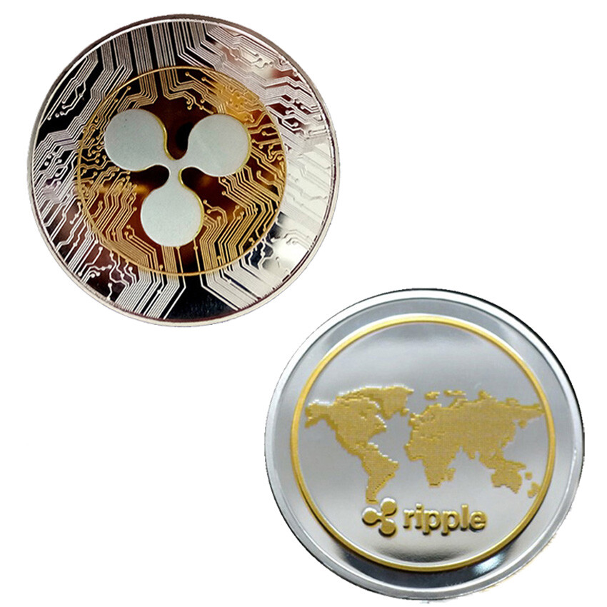 Ripple Coin XRP CRYPTO Collectors Gold Plated Commemorative Challenge ...