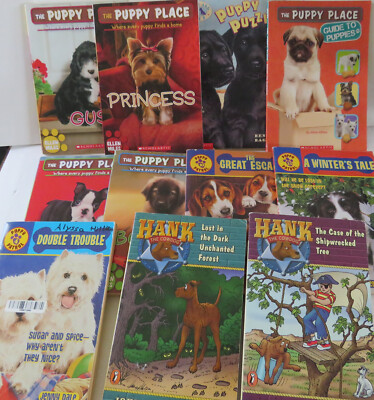 11 Dog Puppy Kids Books Hank The Cowdog Puppy Patrol Puppy Place ...