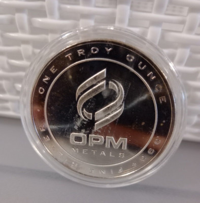 Rare Silver 1 Troy Oz. OPM Metals Silver Round .999 Fine Silver | eBay