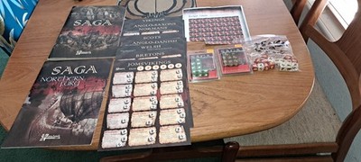 Saga rules with Northern Fury, Dice and extras | eBay