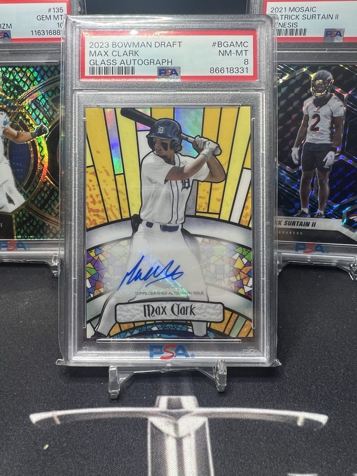 2023 Bowman Draft - Bowman Glass Autographs Max Clark #BGA-MC /99 (AU ...