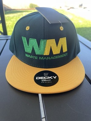 3D Waste Management Logo Embroidered Hat | eBay