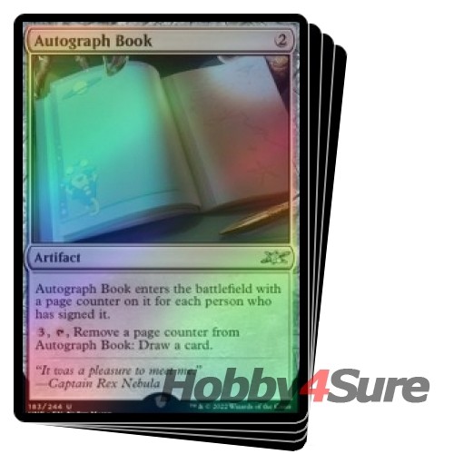 Foil Autograph Book X4 M/NM Magic: The Gathering MTG Unfinity | eBay