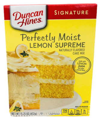 Duncan Hines Signature Lemon Supreme Cake Mix | eBay